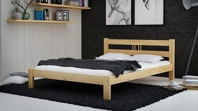Magnat Borovicová postel Naya 160x200 cm - Ořech