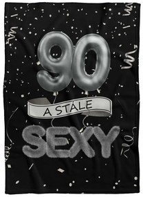 Deka Stále sexy – Černá (věk: 90, Podšití beránkem: NE)