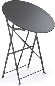 Zahradní balkonový set Perivoli - 2 židle, černá