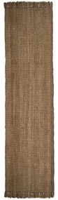Flair Rugs, Běhoun Sarita Jute Boucle Natural, 60x230, béžová, chodba / předsíň