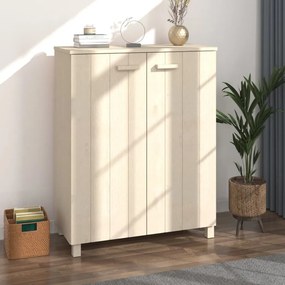 Botník HAMAR medově hnědý 85 x 40 x 108 cm masivní borovice 340516