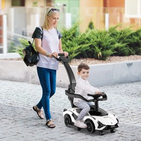 Costway 3 v 1 Lamborghini Push Car se světlomety a hudbou a úložným