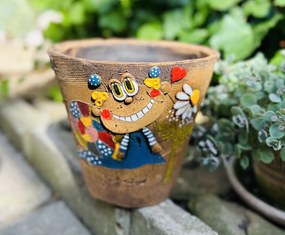 Keramika Javorník Květináč - šneček