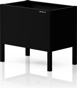 Malý černý kovový obal na květináč: DAISY 400 x 350 x 250 mm