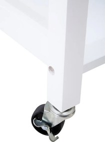 Servírovací stolek na kolečkách z kaučukového dřeva 48x105 cm Frankfurt – Premier Housewares
