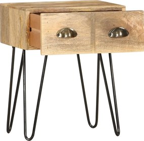 vidaXL Noční stolek 40 x 30 x 50 cm masivní mangovníkové dřevo [286124]