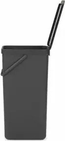 Brabantia Sort  Go Odpadkový koš 40 L tmavě šedá / s rukojetí / plast