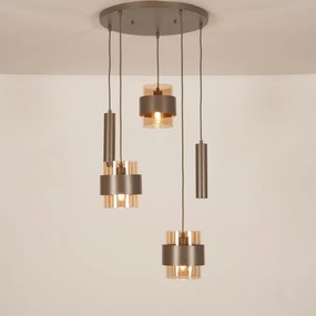 Závěsné svítidlo Retro 70er Trio 150 Round Brown