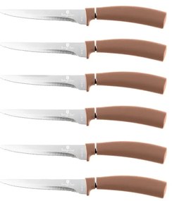 BERLINGERHAUS Sada steakových nožů 6 ks Rosegold Metallic Line BH-2811