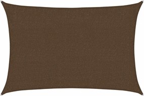 Plachta proti slunci 160 g/m² hnědá 2 x 2,5 m HDPE 311776