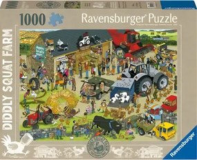 RAVENSBURGER Puzzle Farma Diddly Squat Shop / 1000 dílků