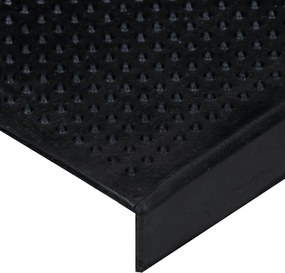 Nášlapy na schody 5 ks 25 x 75 cm guma 155640