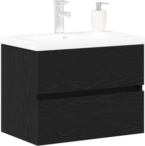 Skříňka pod umyvadlo Černý dub 60 x 39 x 62 cm Kompozitní dřevo 3333143