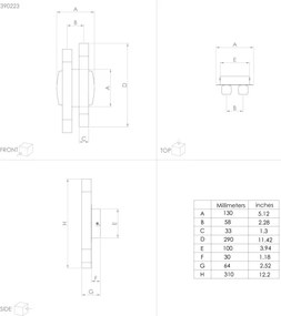Eglo 390223 - LED Nástěnné svítidlo ESTANTERIOS 4xLED/3,3W/230V 3000K