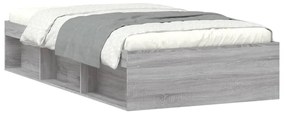 Rám postele šedý sonoma 90 x 200 cm
