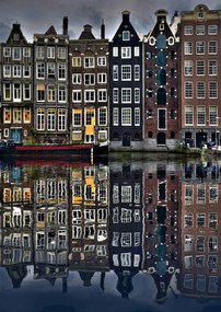 Puzzle enjoy puzzle domy v amsterdamu 1000 dílků