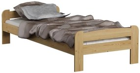 Eoshop Dřevěná postel Ania 90x200 + rošt ZDARMA - borovice