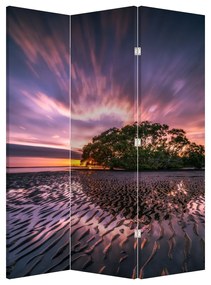 Paraván - Strom na pláži (126x170 cm)