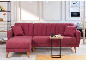 Atelier del Sofa rozkládací rohová pohovka AQUA růžová levý roh 867UNQ1435