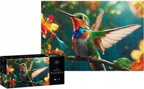 INTERDRUK Puzzle Colorful Nature: Kolibřík / 250 dílků / 48 × 33 cm