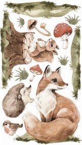 Lesní kolekce - Veverka, ježek a liška
