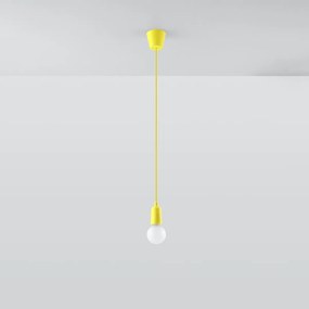 Sollux Lighting Závěsné svítidlo DIEGO 1 žluté