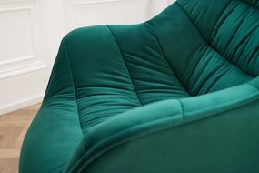 Židle Dutch Comfort, smaragdově zelená loketní opěrka / 39475