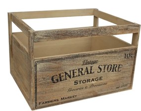 Willow Direct Dřevěná bedýnka General Store střední 36x27x25 cm