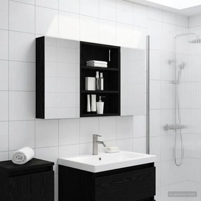 Sada koupelnových skříněk 3 ks 100 x 10,5 x 50 cm 3403681