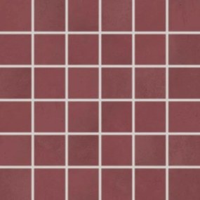 Rako Mozaika RAKO Blend WDM06810 mozaika (5x5) tmavě červená 30x30 - 155959