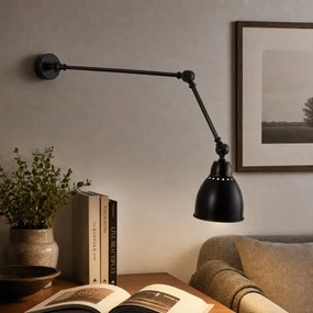 Brilagi - Nástěnná lampa QUILL 1xE27/40W/230V 83 cm černá