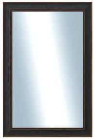 DANTIK - Zarámované zrcadlo - rozměr s rámem cca 40x60 cm z lišty ANDRÉ velká černá (3154)