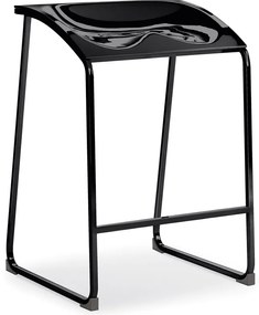 PEDRALI - Barová židle nízká AROD 500 DS - černá