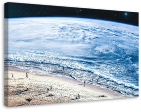 Gario Obraz na plátně Vesmírná pláž - Alex Griffith Rozměry: 60 x 40 cm