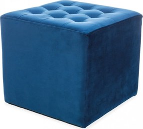 Casarredo - Komfort nábytek Taburet LORI, VELVET granátově modrá