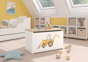 ADRK Furniture Truhla na hračky DARIA TB-Dar-W+S-DIG-n-O060