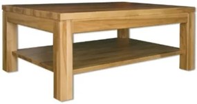 ImportWorld Konferenční stůl Lauryn S120 masiv dub - šířka desky 4 cm (Barva dřeva: Koniak)