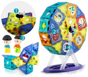Magnetické bloky s kolotočem RK-769 Ricokids