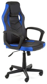 Otočná herní židle FERO II černo-modrá