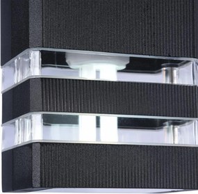 M O578WL-02B Venkovní nástěnné svítidlo Unter den Linden E27 2x60W IP54 černý hliník - MAYTONI