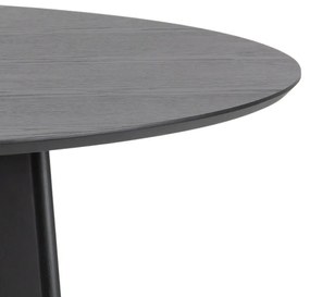Kulatý jídelní stůl 140 cm Roxby černý