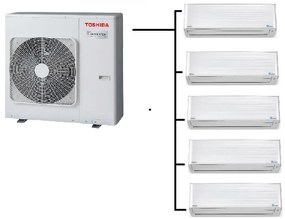 Klimatizace Toshiba Daiseikai 9 1+5 (2,5kW + 2,5kW + 2,5kW + 2,5kW + 2,5kW) R32