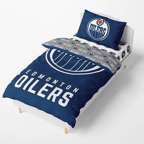 Hokejové povlečení NHL Edmonton Oilers Shields Velikost: 135x200 + 80x80 cm