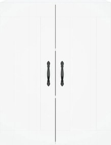 Skříň highboard bílá 69,5 x 34 x 180 cm kompozitní dřevo 3200033
