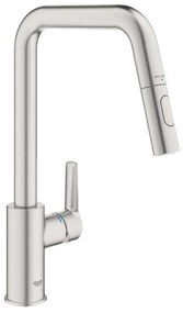 Grohe QuickFix Start - Dřezová baterie s výsuvnou sprškou, supersteel 30631DC0