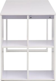Psací stůl 120 x 60 x 75 cm bílý 245721