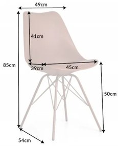 Židle Scandinavia Meisterstück hnědá/ 42038
