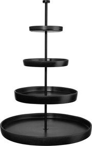Etažér 4-patrový Asa Selection GRANDE NERO V.61cm černý