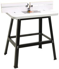 Frézovací stůl ocel a MDF 81 x 61 x 88 cm 147836