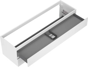Mexen Orio, koupelnová skříňka 160 cm, 2 zásuvky, bílá matná, 91A10-16047-2-BFF01